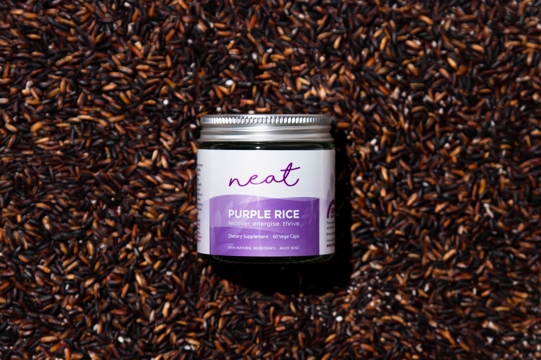 Neat | Micronised Purple Rice Capsules | NZ Made